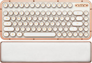 Gold Retro Mechanical Keyboards to bling up your desk - Colour My Tech